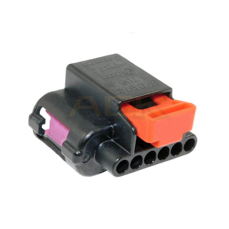 8K0 973 706 6 Pin Accelerator Pedal Sensor Wiring Connector