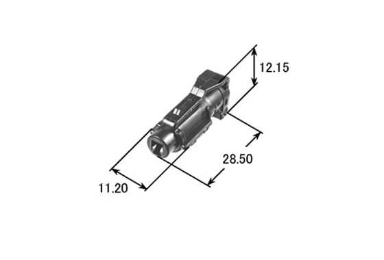 Yazaki SWP 1 Way Female Waterproof Connector 7123-7414-40 - ACK ...