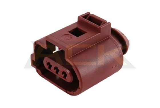 3 way female waterproof knock sensor connector 3b0 973 703 a 3b0973703a