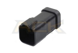 DT04-6P-CE03 6 Way Receptacle Connector with End Cap Black Color